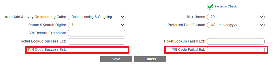 Security PIN Routing - bvoip